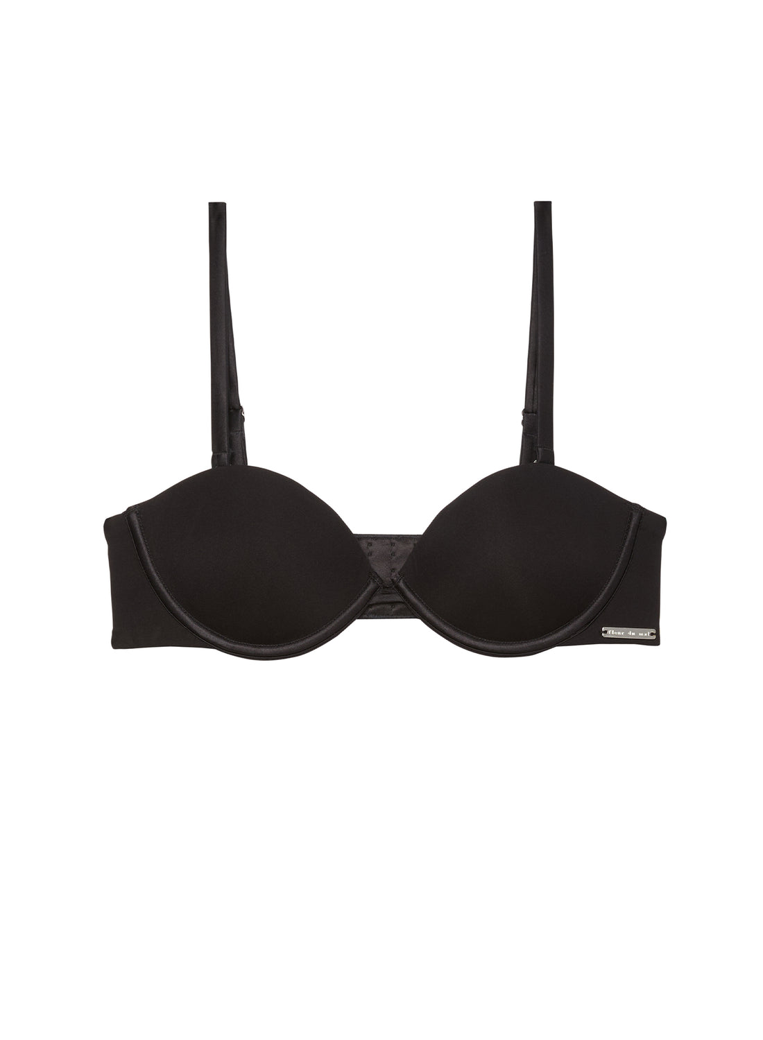 Black Le Stretch Micro Multi-Way Bra | Fleur du Mal