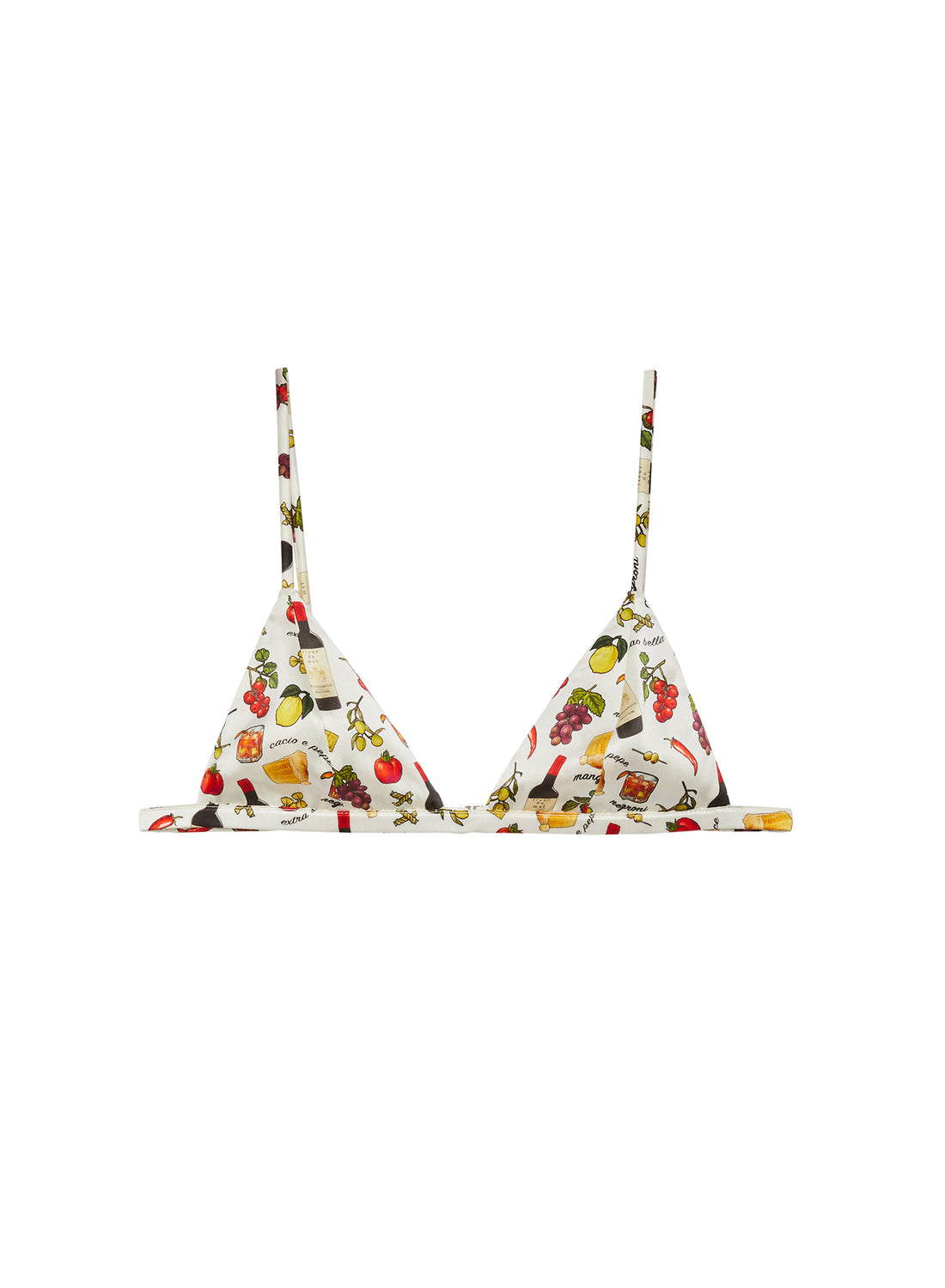 Printed Luxe Triangle Bra | Fleur du Mal