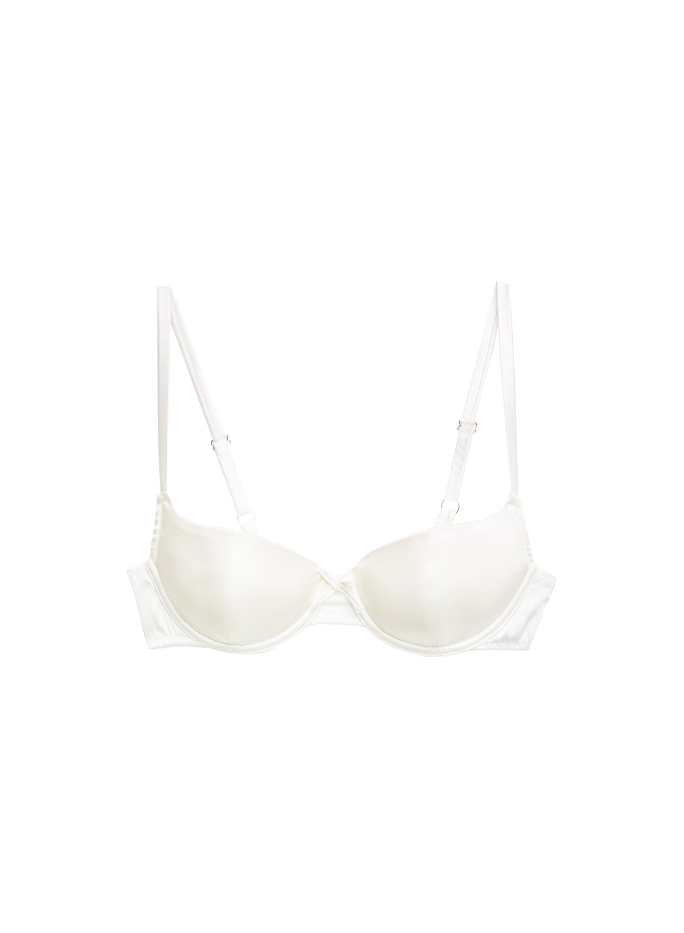 Ivory Seamless Luxe Balconette Bra | Fleur du Mal