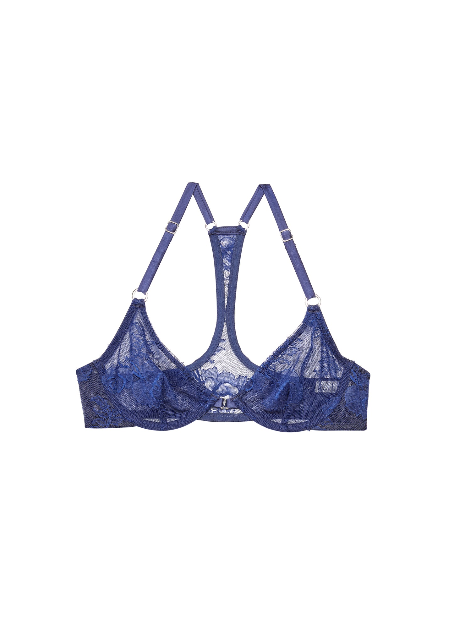 Bouquet Lace Racerback Demi Bra | Fleur du Mal