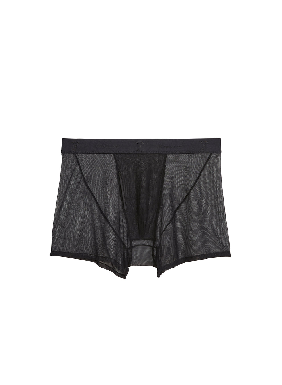 Black Men's Mesh Boxer Brief | Fleur du Mal